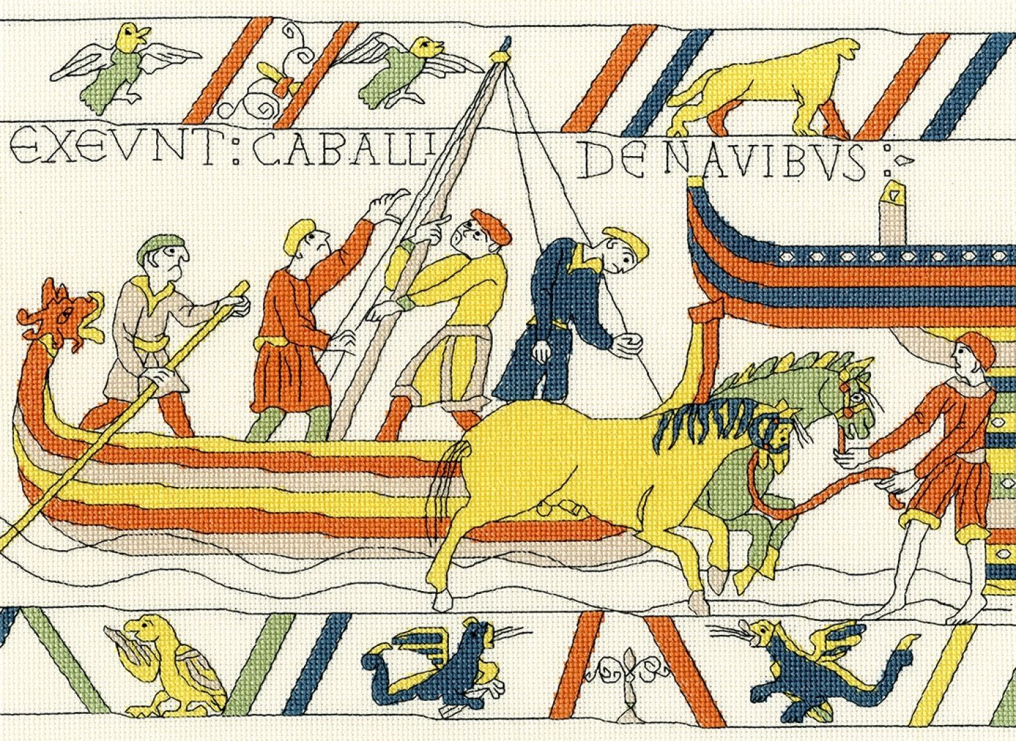 Bayeux Tapestry - The Norman's Landing | Bothy Threads