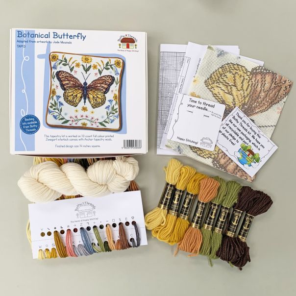 Botanical Butterfly Tapestry | Bothy Threads