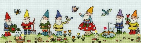 Row of Gnomes - Chart Download | Bothy Threads