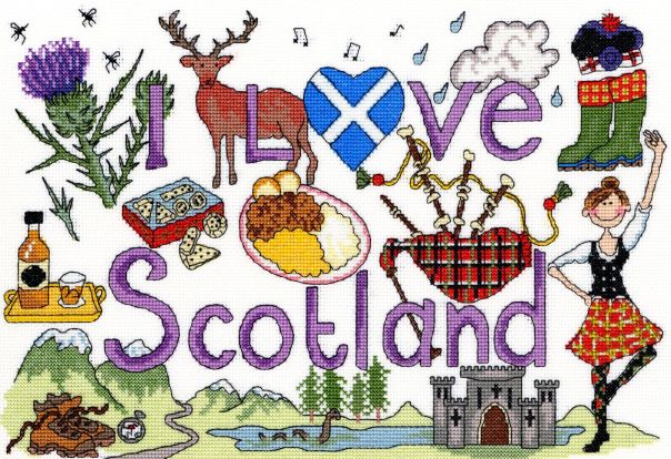 I Love Scotland - Chart Download | Bothy Threads