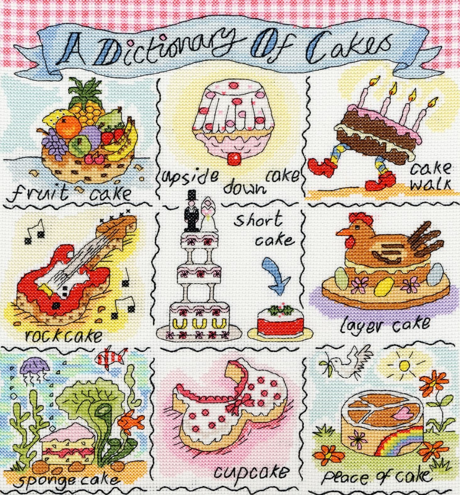Dictionary of Cakes - Chart Download | Bothy Threads