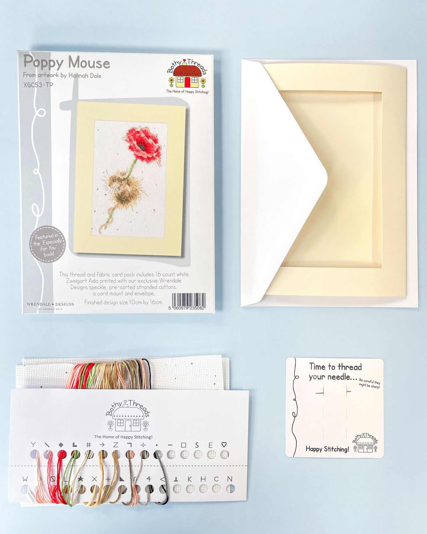Poppy Mouse - Thread & Fabric Pack | Bothy Threads