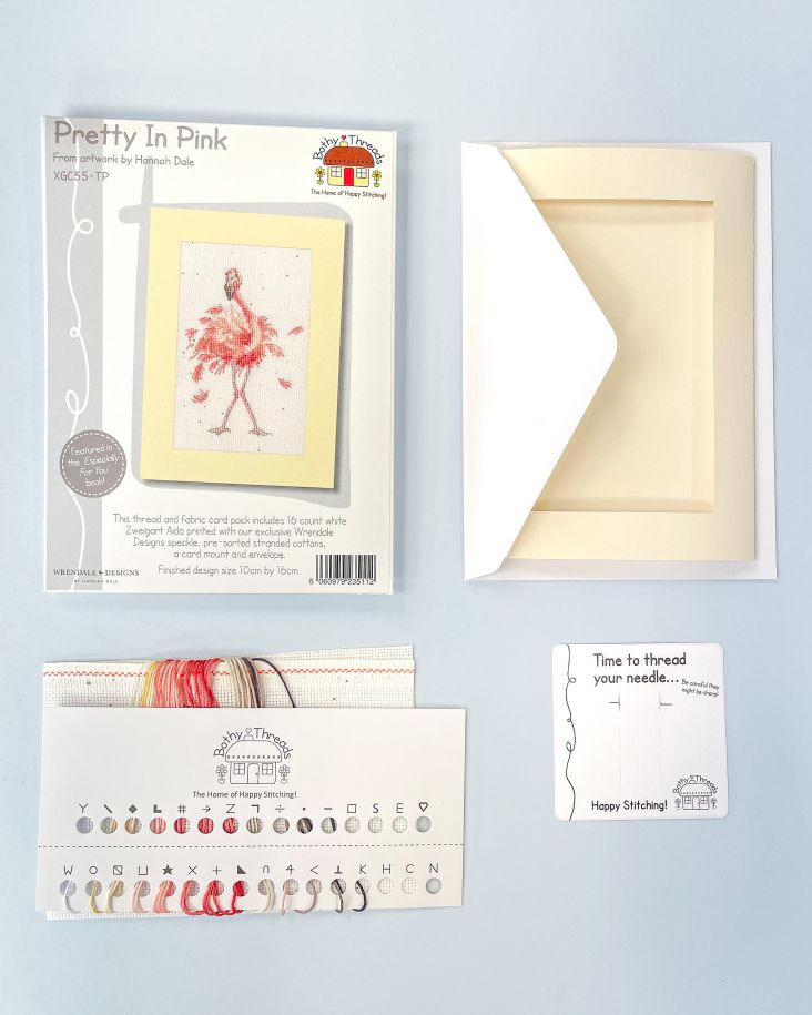 Pretty In Pink - Thread & Fabric Pack | Bothy Threads
