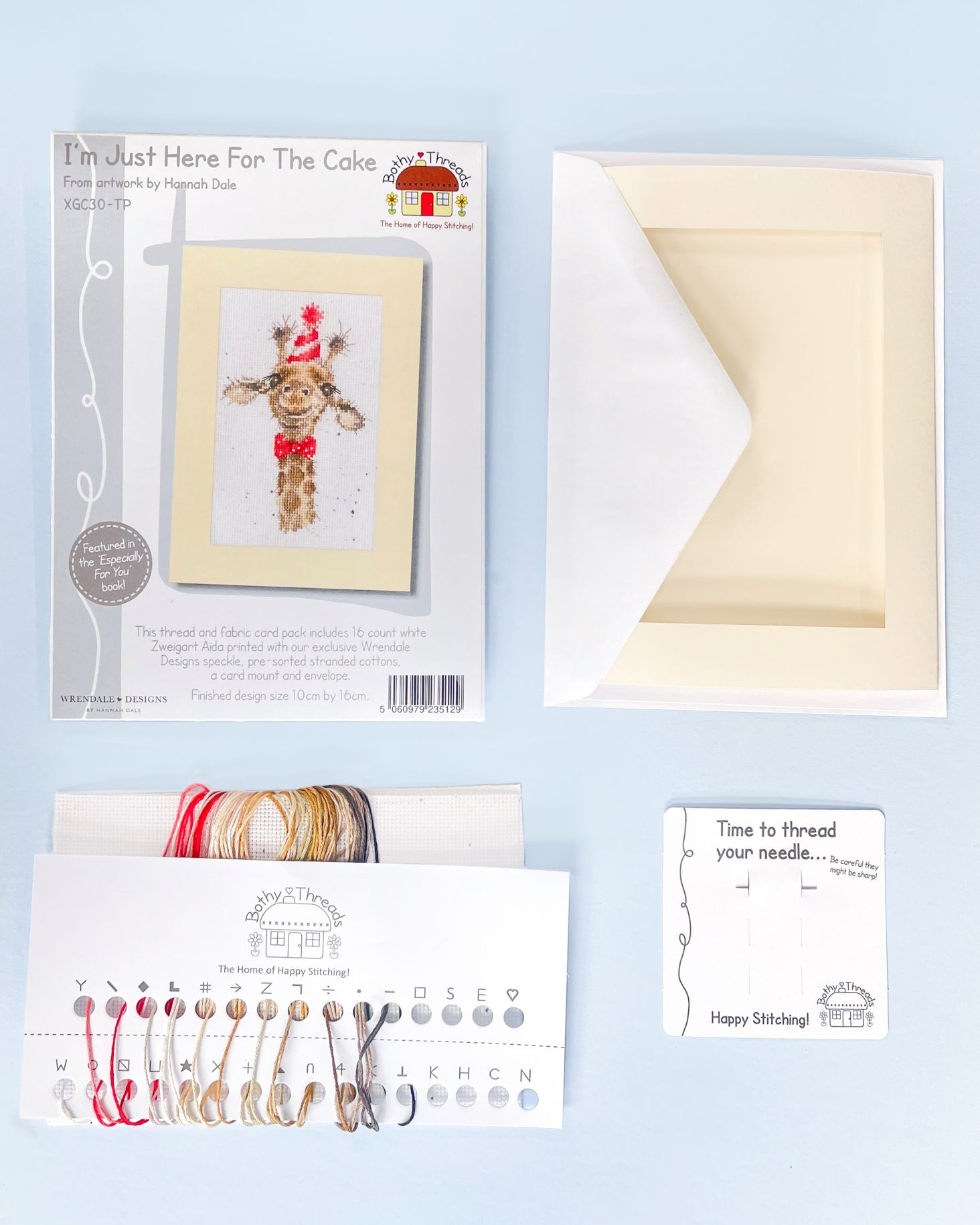 I'm Just Here For The Cake - Thread & Fabric Pack | Bothy Threads