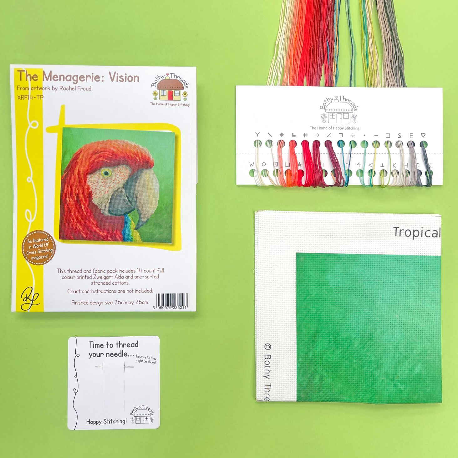 The Menagerie - Vision - Thread & Fabric Pack | Bothy Threads