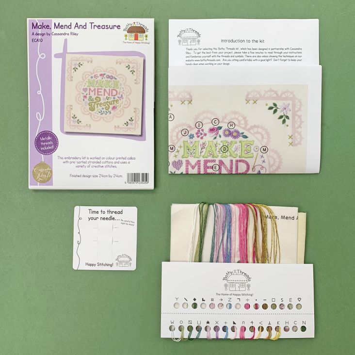 Embroidery - Make, Mend And Treasure | Bothy Threads