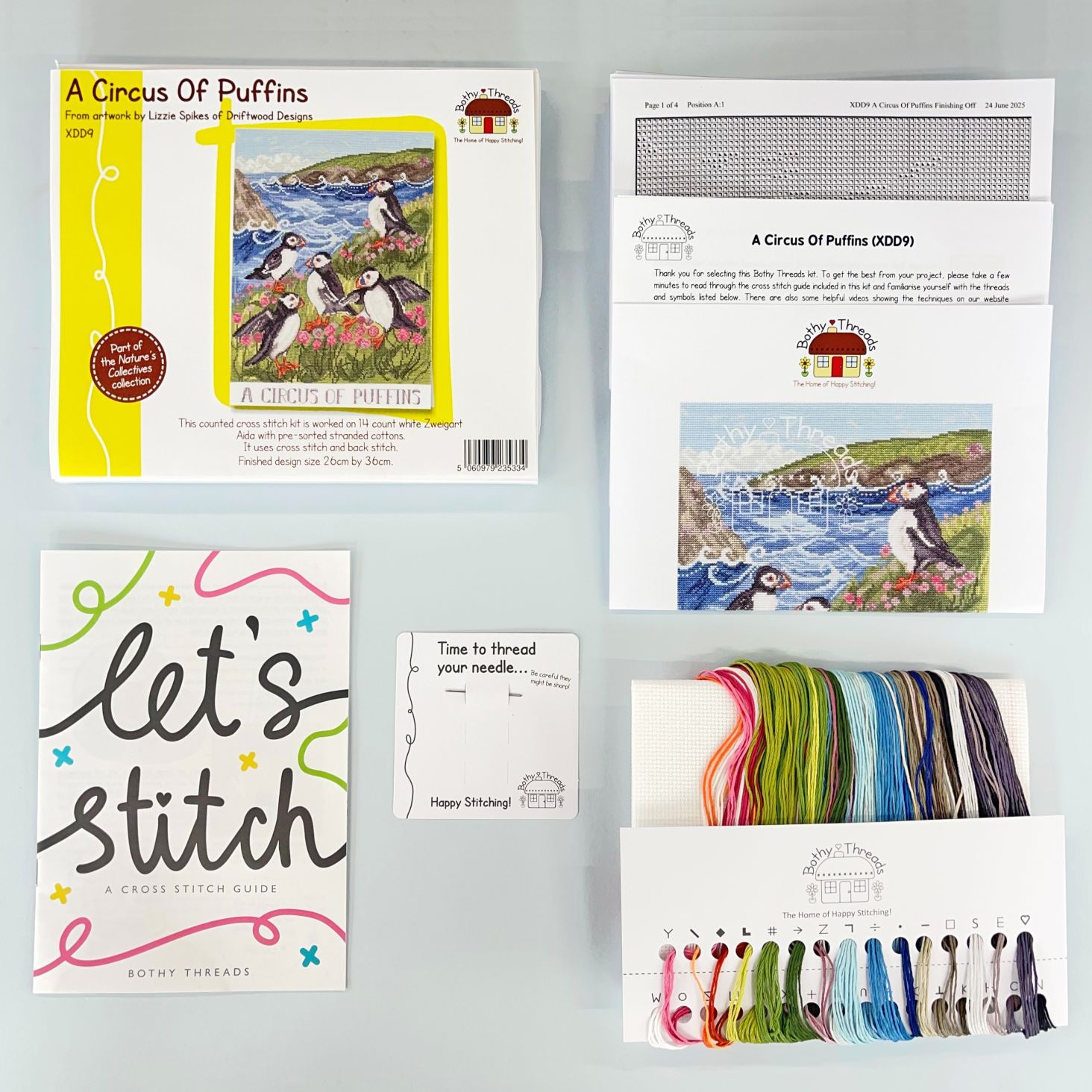 A Circus Of Puffins | Bothy Threads