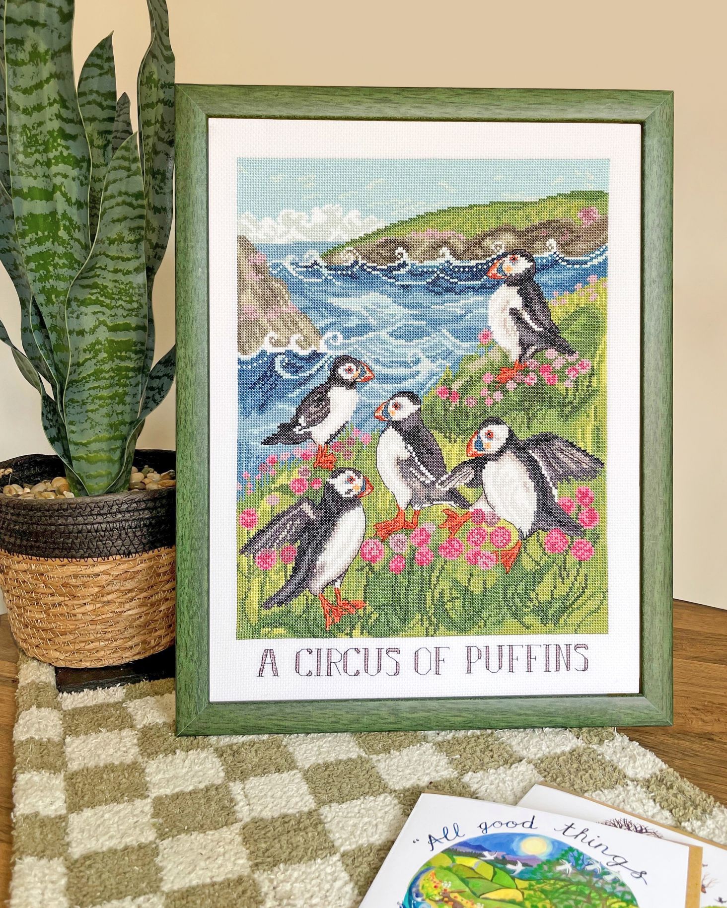 A Circus Of Puffins | Bothy Threads