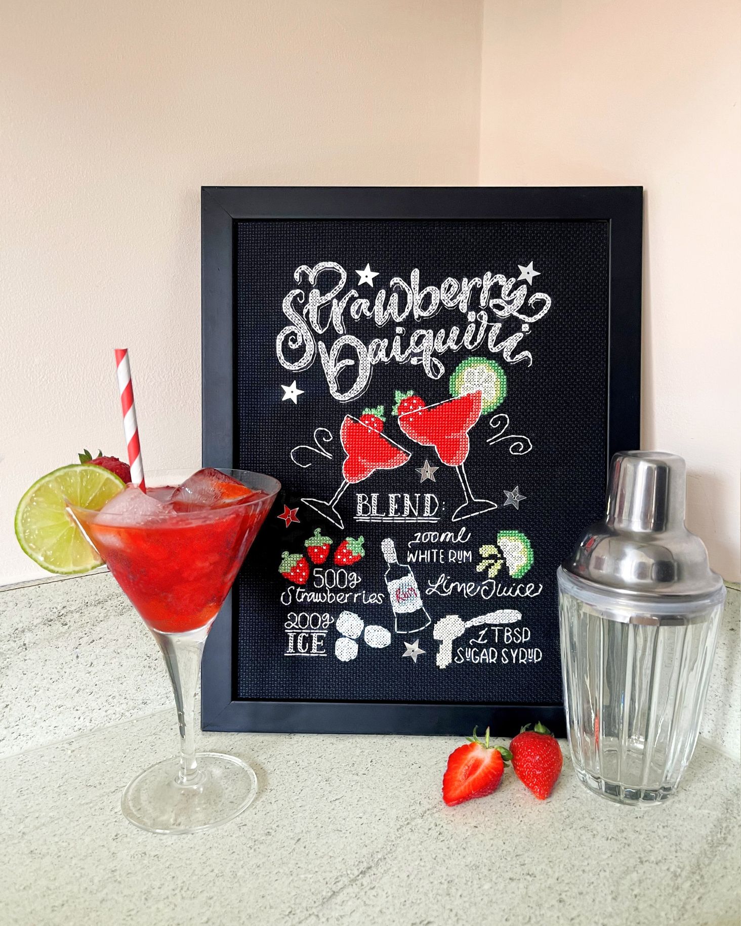 Strawberry Daiquiri | Bothy Threads