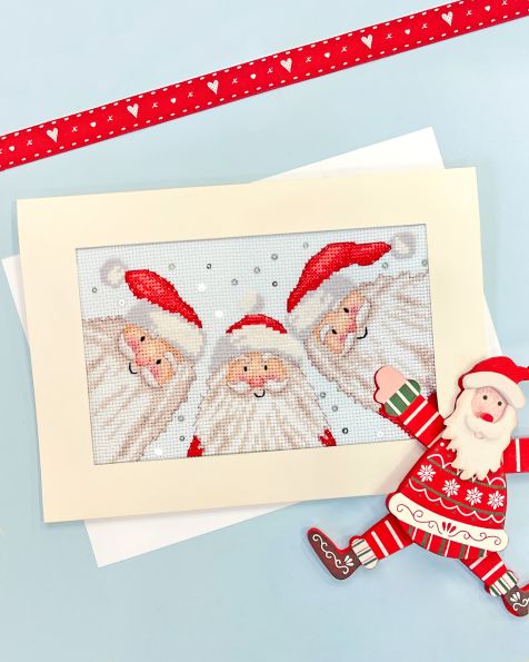 Christmas Card - Santa Selfie | Bothy Threads