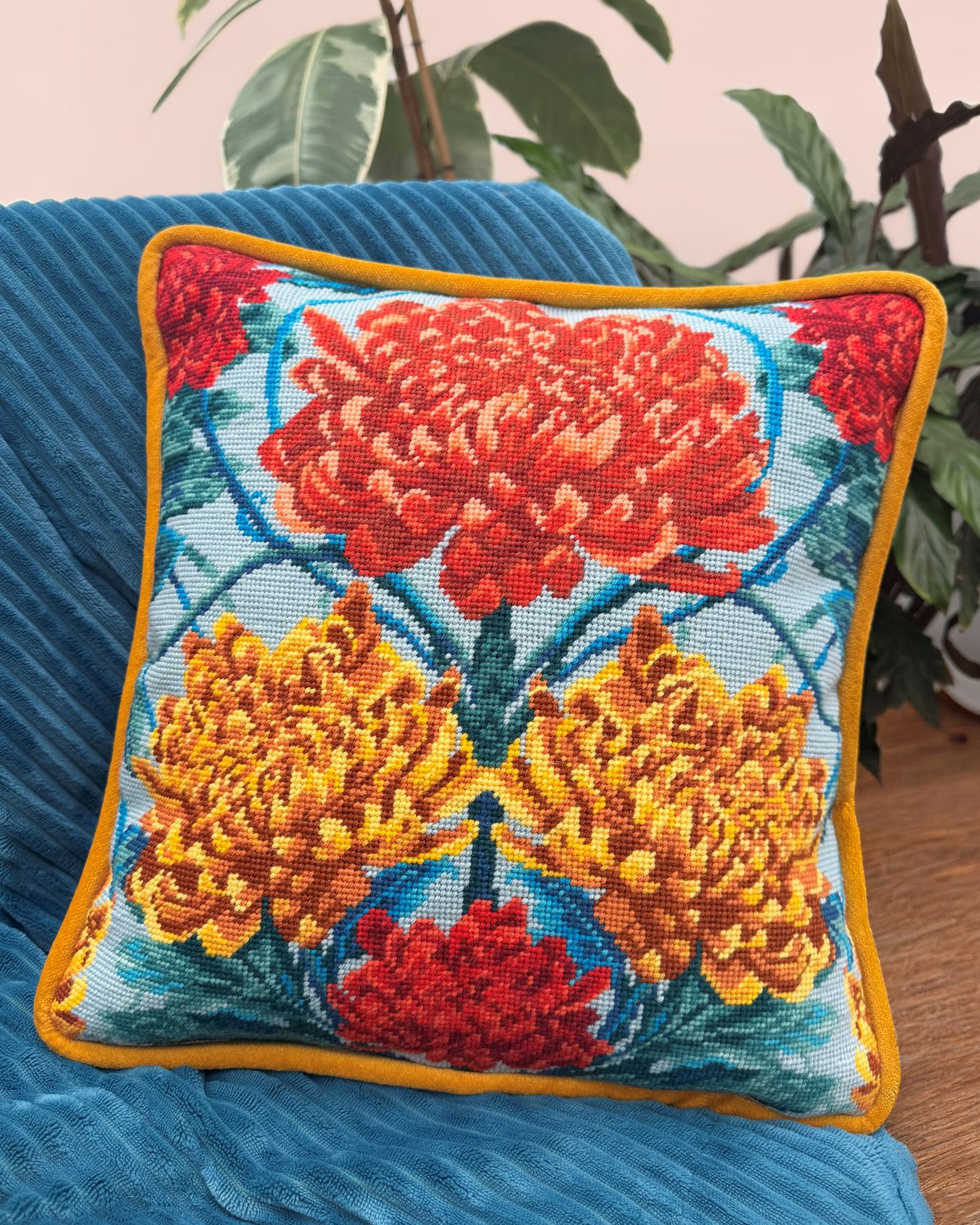 Caustic Chrysanthemum Tapestry | Bothy Threads