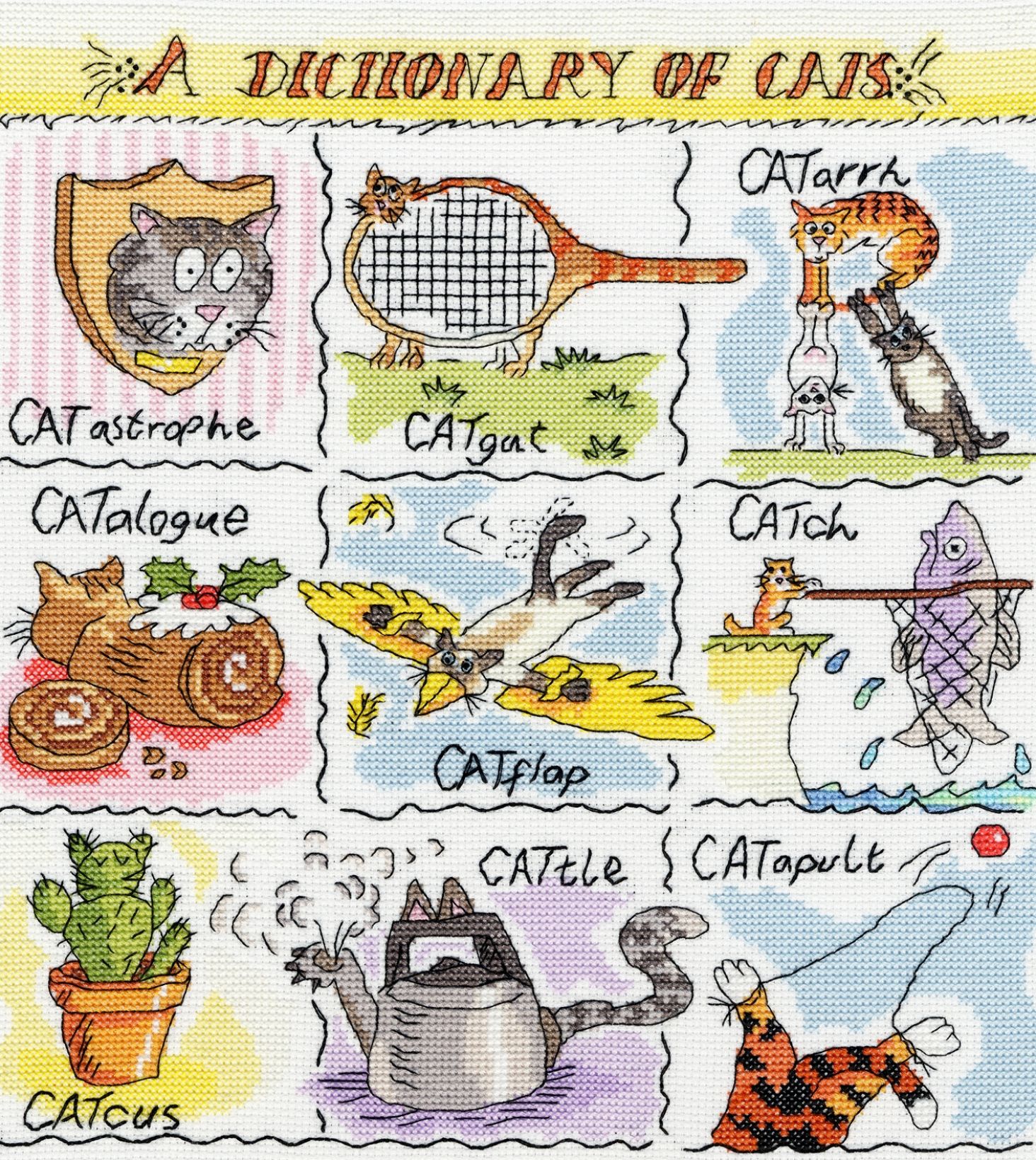Dictionary of Cats - Chart Download | Bothy Threads
