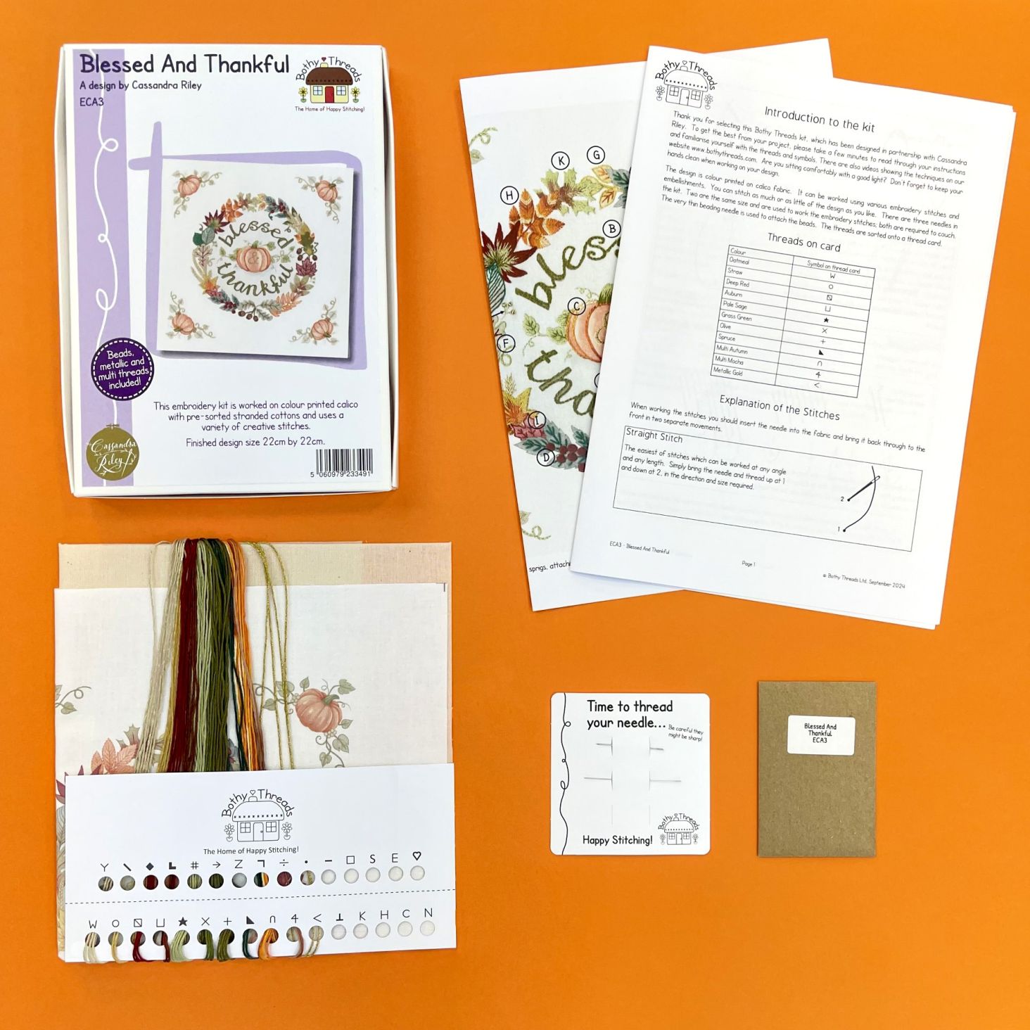 Embroidery - Blessed And Thankful | Bothy Threads