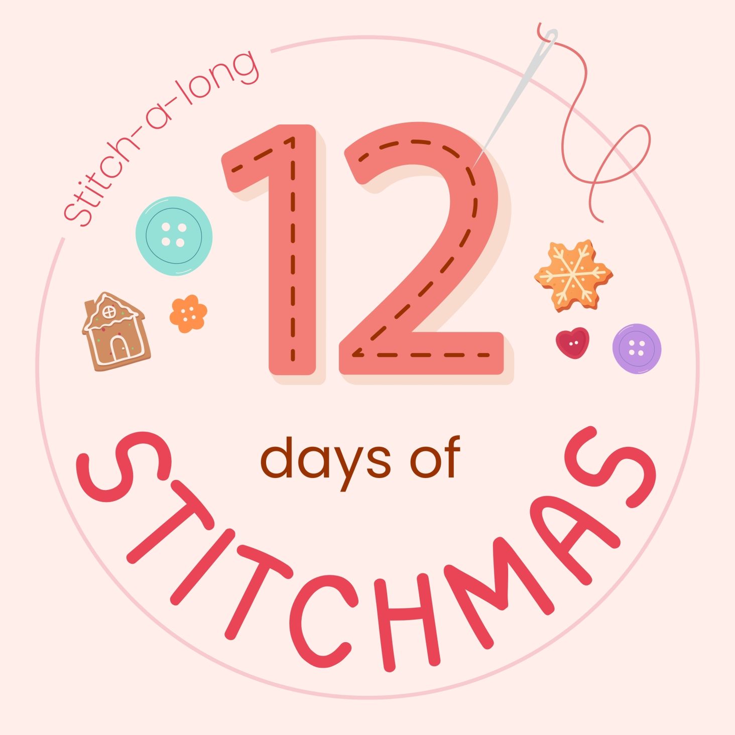 12 Days Of Stitchmas 2024 Sew-cial Box | Bothy Threads