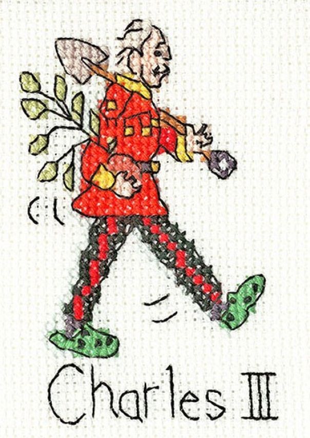 Kings And Queens - King Charles III Download Chart | Bothy Threads