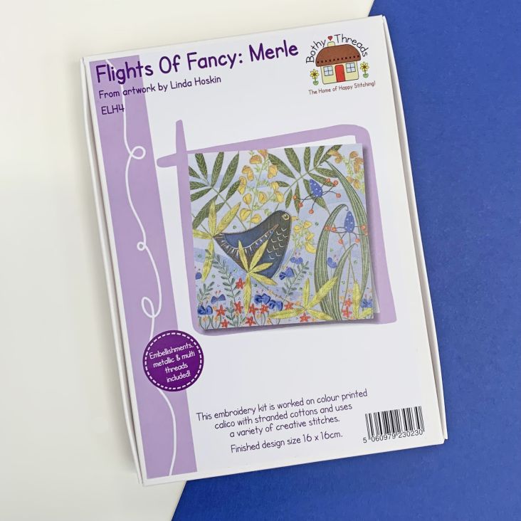 Flights Of Fancy Embroidery - Merle | Bothy Threads