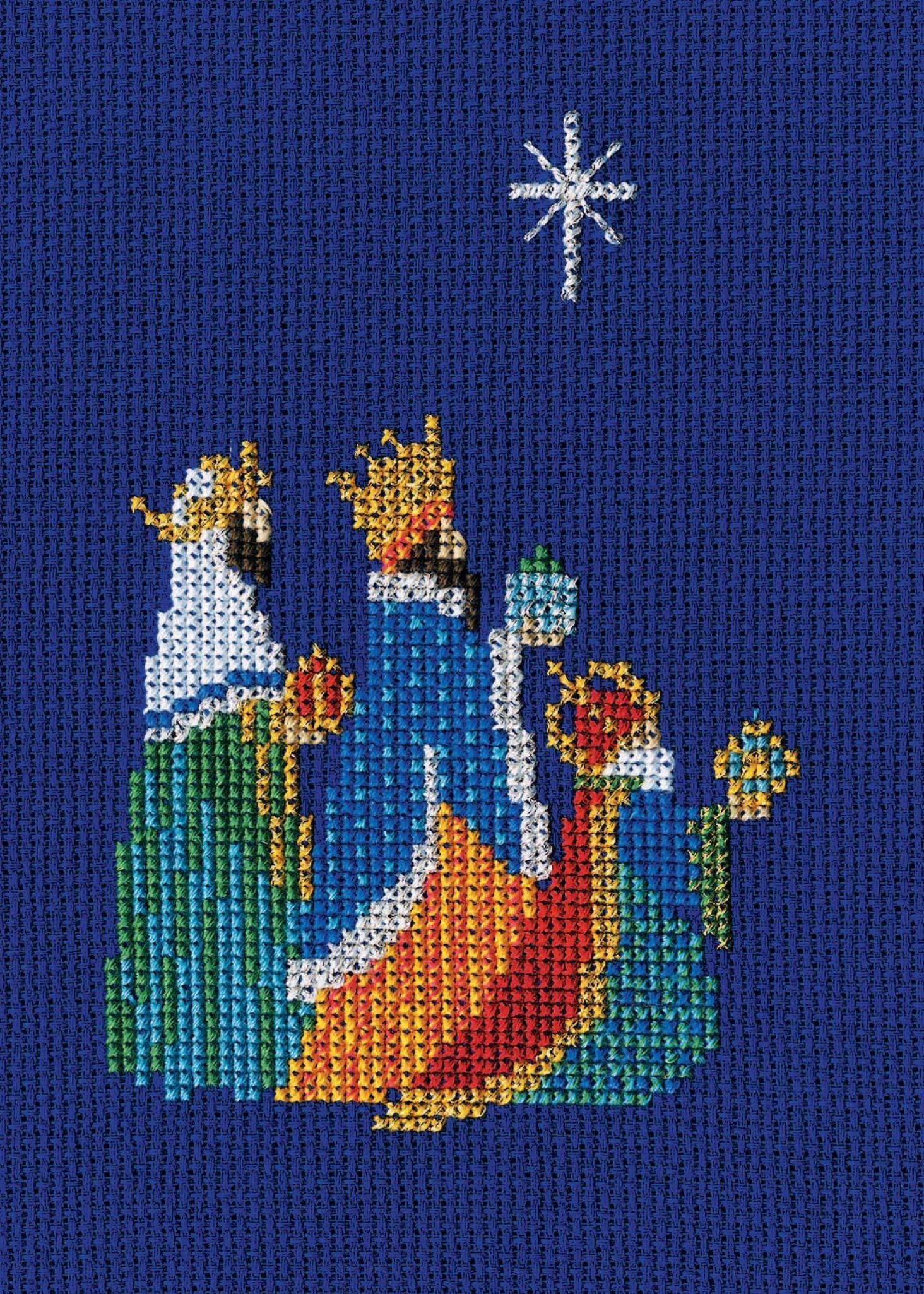 Christmas Card - Three Kings | Bothy Threads
