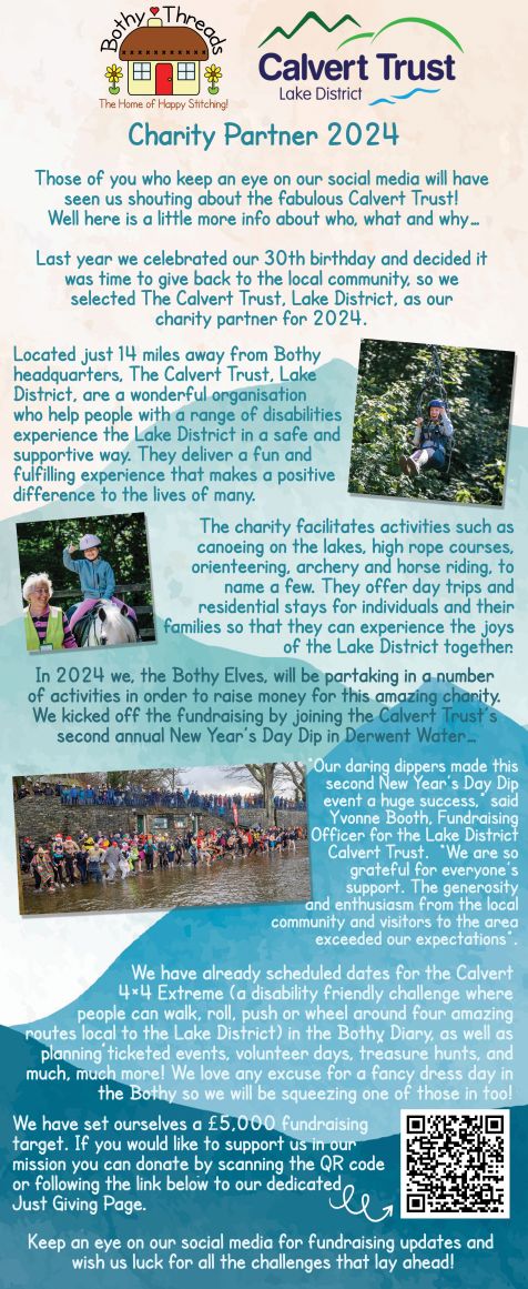 Bothy Threads and The Calvert Trust | Bothy Threads