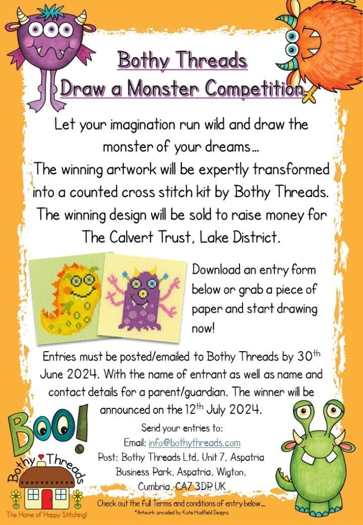 Draw a Monster competition | Bothy Threads